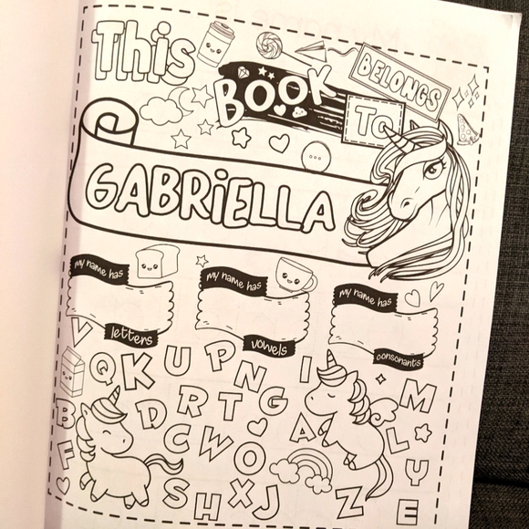 Other | Gabriella Learning How To Write Your Name Book | Poshmark